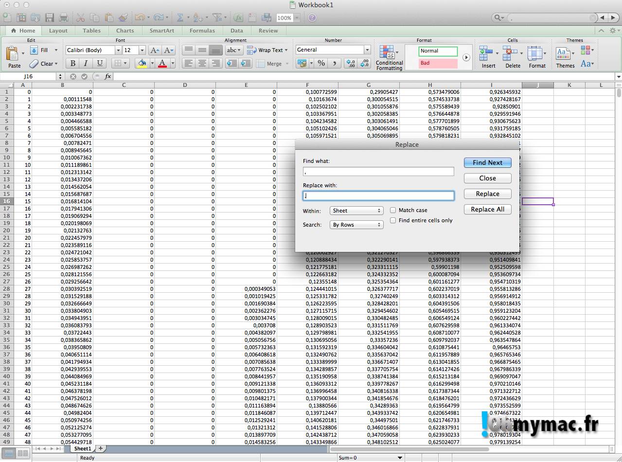 Comment remplacer point par virgule excel Comment remplacer point par virgule excel